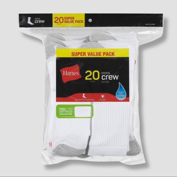 Hanes | Underwear & Socks | New Hanes 2 Pack Crew Socks | Poshmark